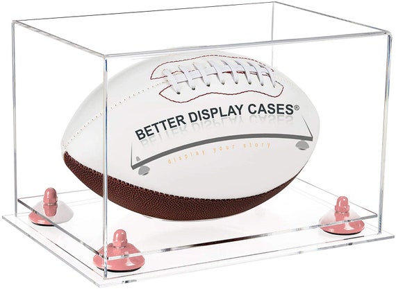 Clear Acrylic Football Display Case With Risers and Clear Base - Etsy