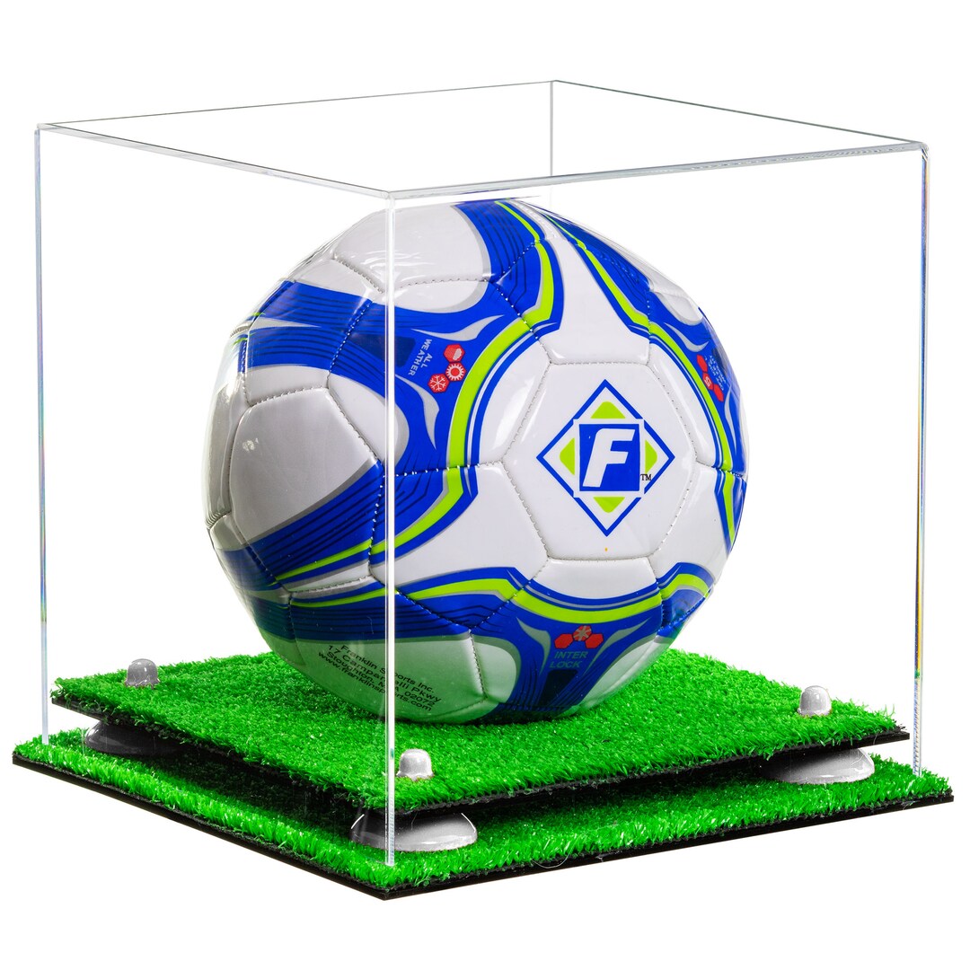 Better Display Cases Acrylic Soccer Ball Display Case With Clear ...