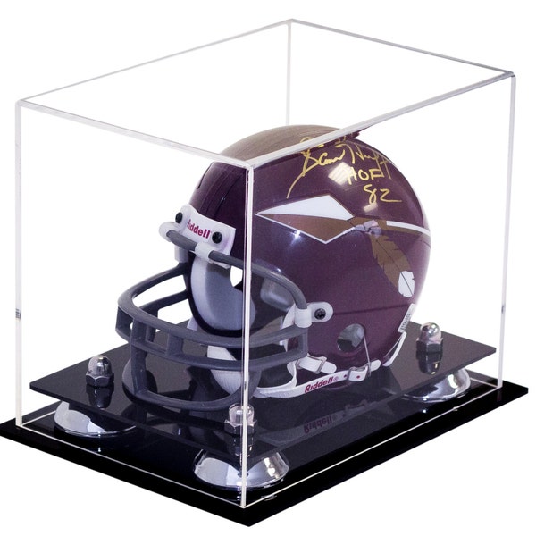 Mini Football Helmet Display Case - Etsy
