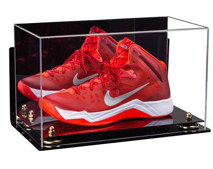 Acrylic Large Shoe Display Case for Basketball Shoe Soccer Cleat ...