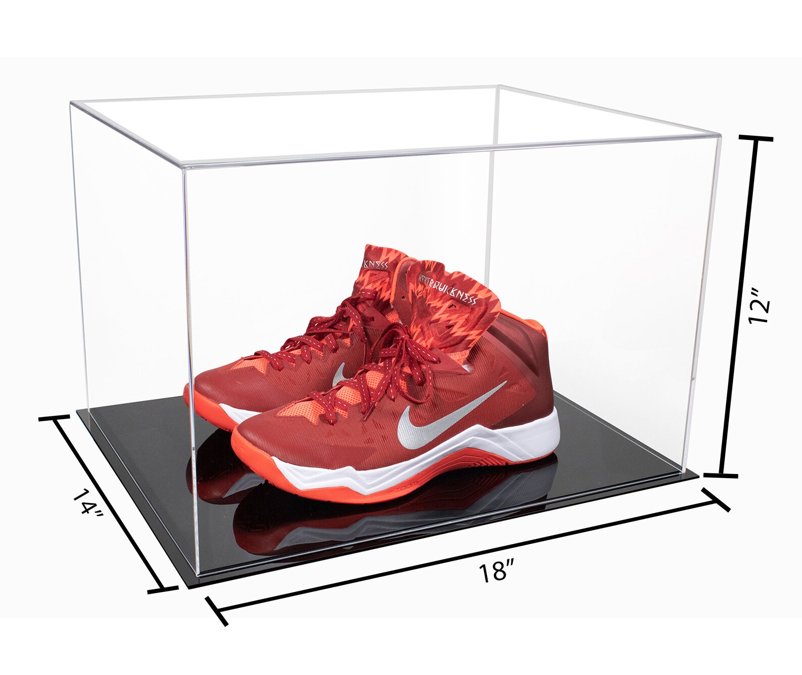 Better Display Cases Acrylic Extra Large Shoe Display Case for ...