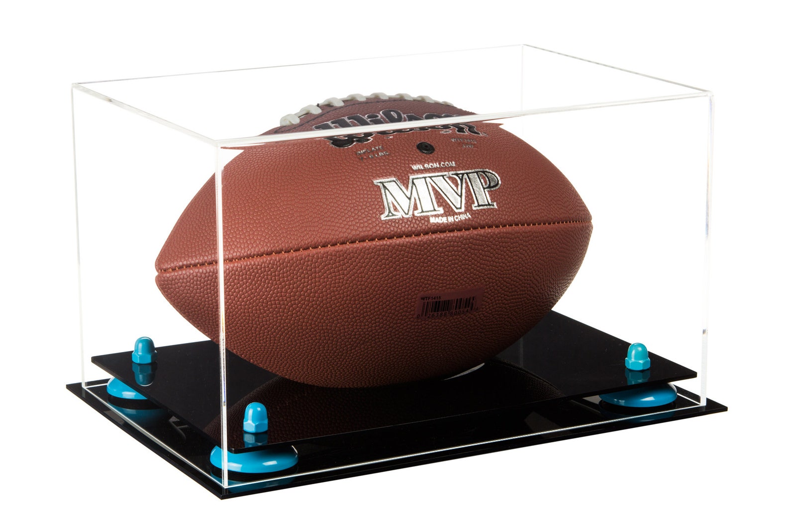 Clear Acrylic Football Display Case With Risers A004 | Etsy