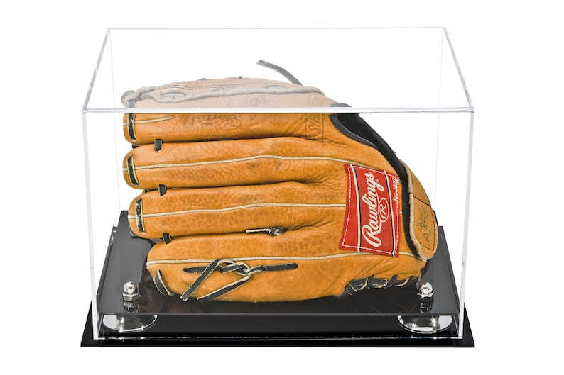 Clear Acrylic Baseball Glove Display Case With Risers A004 - Etsy