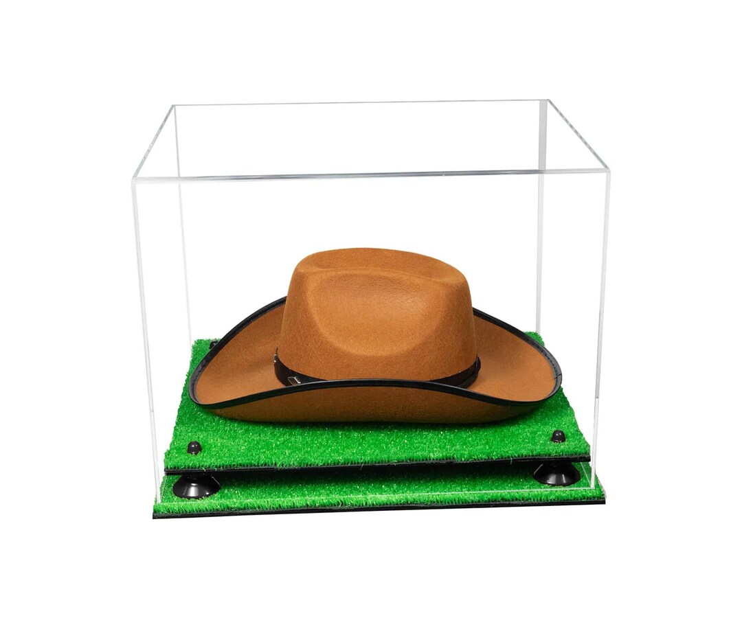 Acrylic Versatile Display Case With Risers and Base - 16" X 13" X 12 ...