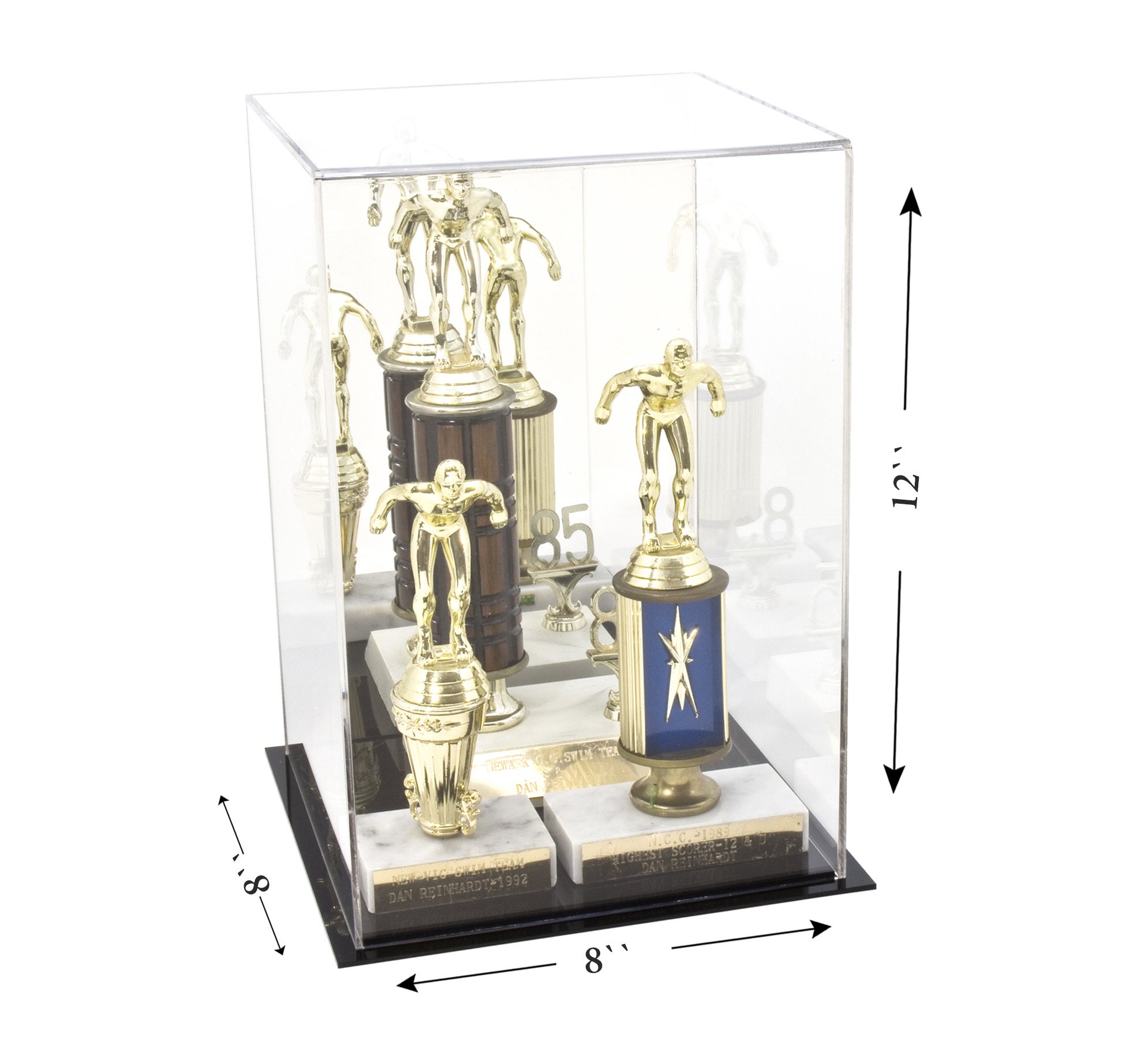 Versatile Acrylic Display Case Cube Dust Cover and Riser | Etsy