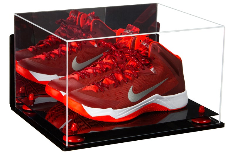 Acrylic Basketball Shoe Pair Display Case With Mirror Wall - Etsy