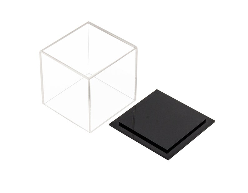 Versatile Acrylic Display Case Cube Dust Cover and Riser - Etsy