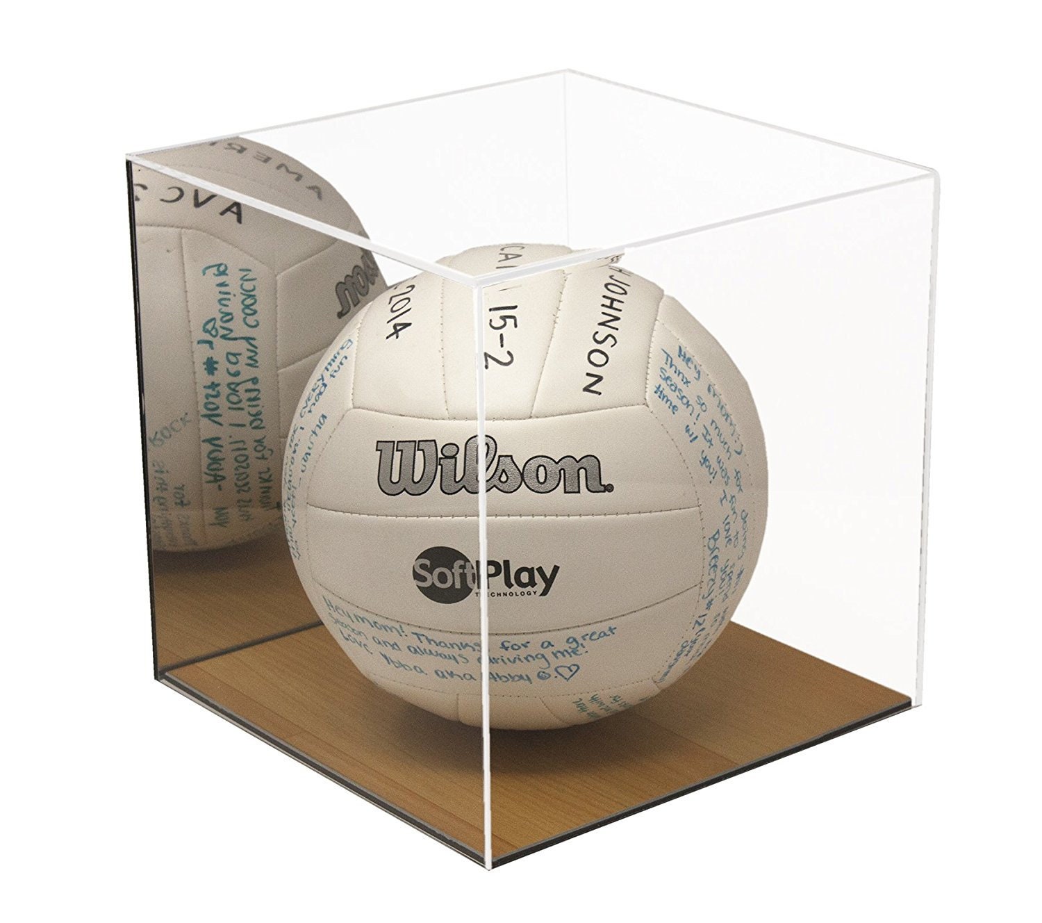 Deluxe Acrylic Display Case With Simulated Wood Floor - Etsy