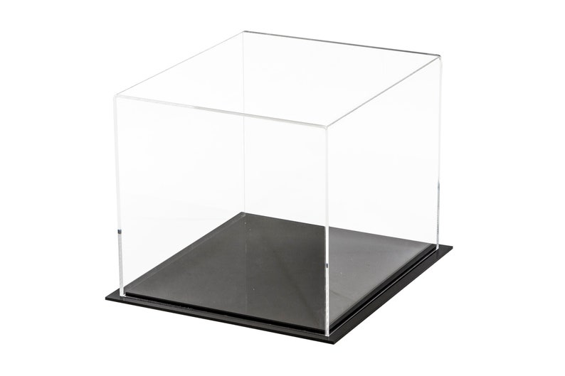 Versatile Acrylic Deluxe Display Case - Medium Rectangle Box 8.75" X 7. ...