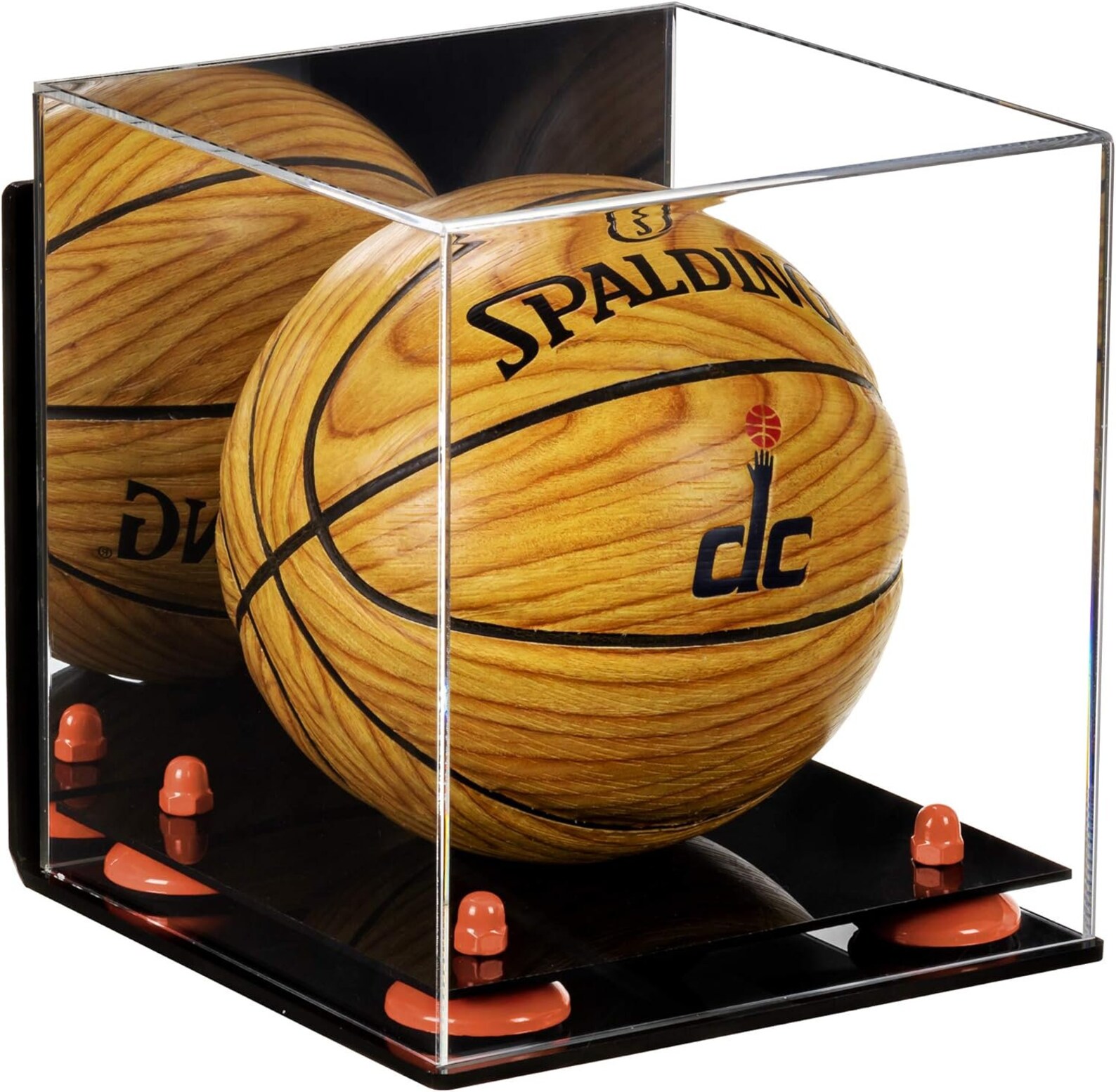 Clear Acrylic Mini Miniature not Full Size Basketball Display Case With ...
