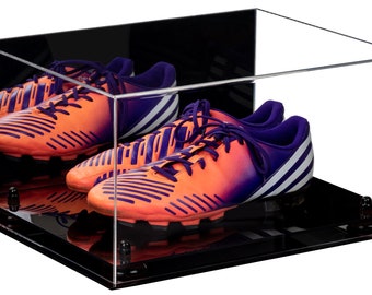 Clear Acrylic Shoe Pair Display Case for Soccer Cleats | Etsy