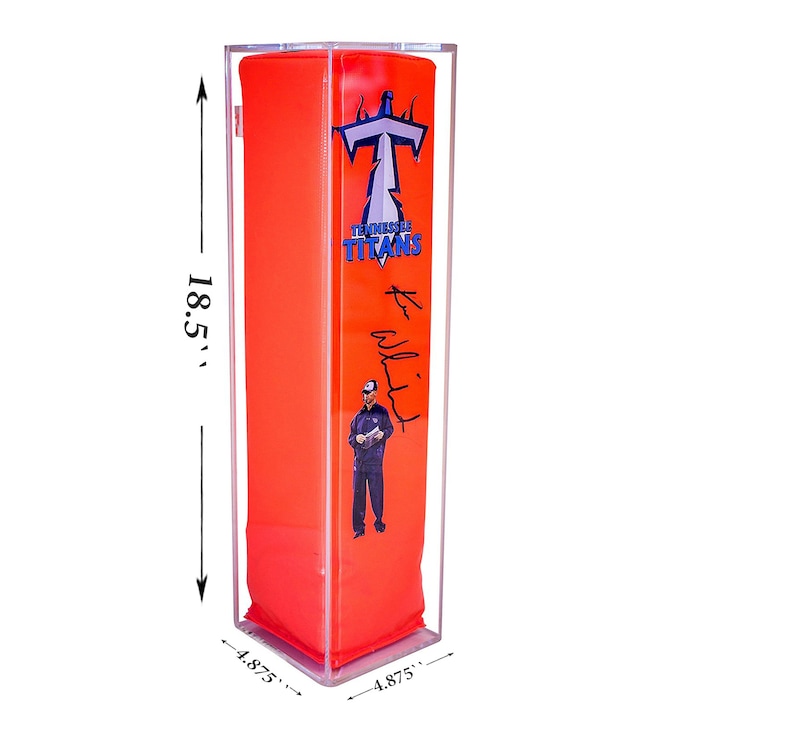 Deluxe Acrylic Display Case for Football End Zone Pylon with | Etsy