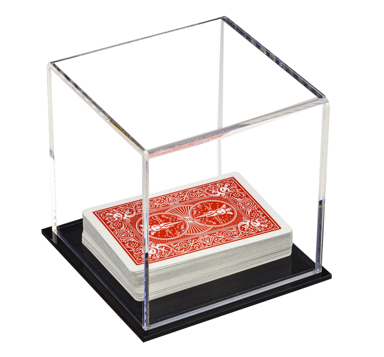 Versatile Acrylic Display Case - Small Square Box (clear or Mirrored) 4 ...
