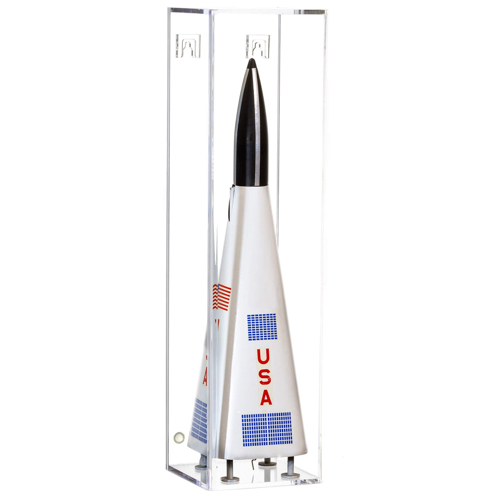 Better Display Cases Small Model Rocket Acrylic Display Case With ...