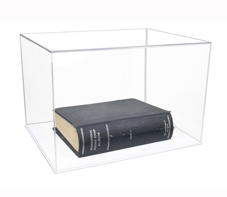 Acrylic Display Case - Large Rectangle Box 18" X 14" X 12" (A014-DS) - Etsy