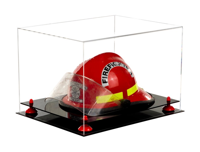 Clear Acrylic Fireman's Helmet Large Display Case With - Etsy