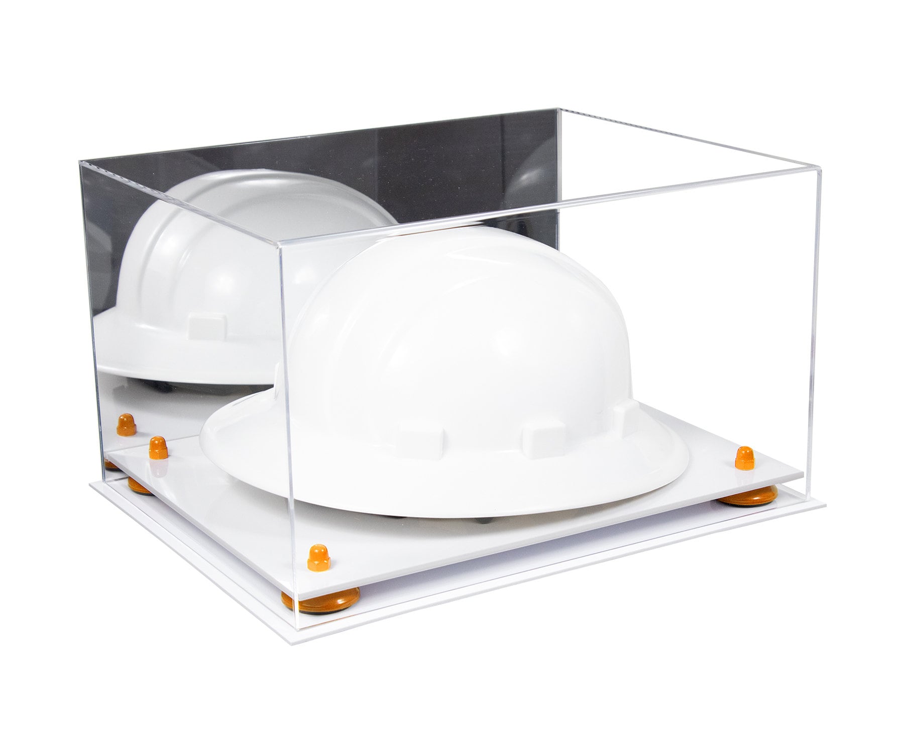 Better Display Cases Acrylic Large Helmet - Hard Hat Display Case With ...