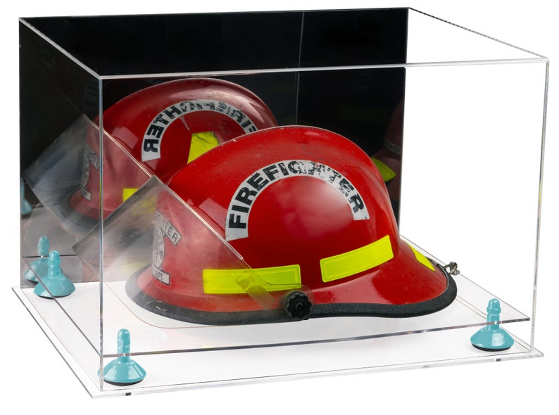 Acrylic Fireman's Helmet Large Display Case With Mirror | Etsy