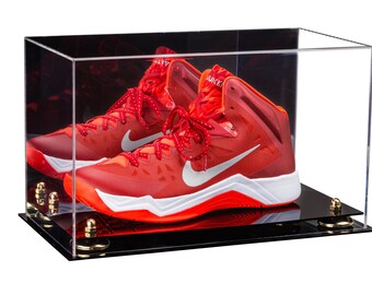 Acrylic Large Shoe Display Case for Basketball Shoe Soccer Cleat ...