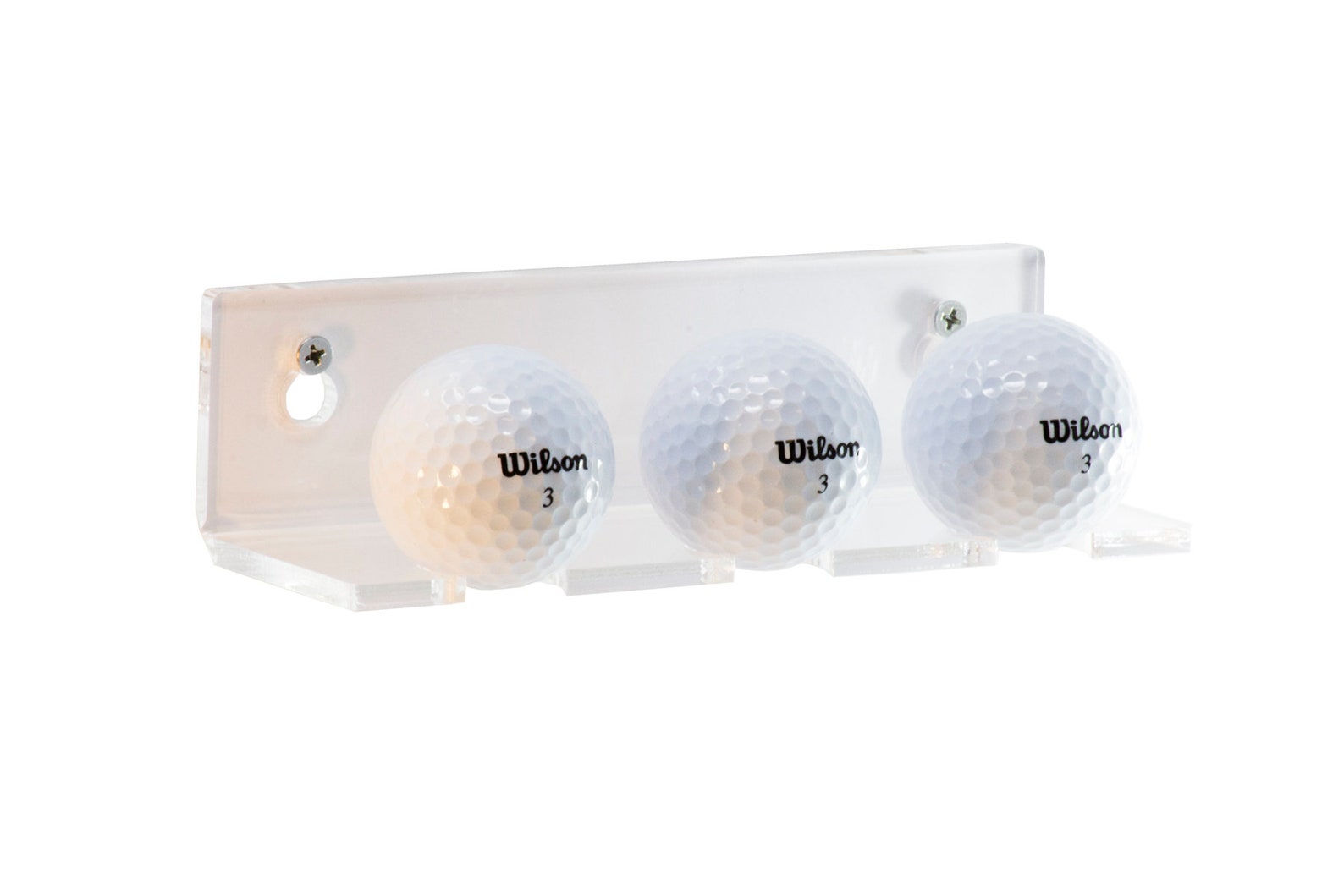 Deluxe Clear Acrylic Golf Ball Wall Mounted Floating Shelf - Etsy