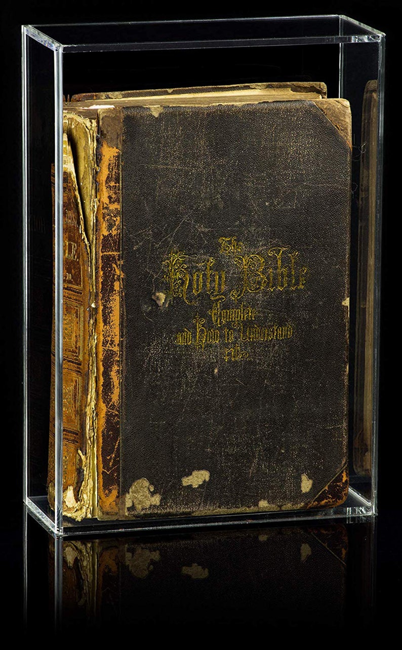 Deluxe Acrylic Book Display Case A020 - Etsy