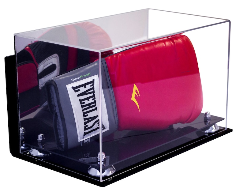 Acrylic Single or Double Boxing Glove Display Case With Risers | Etsy