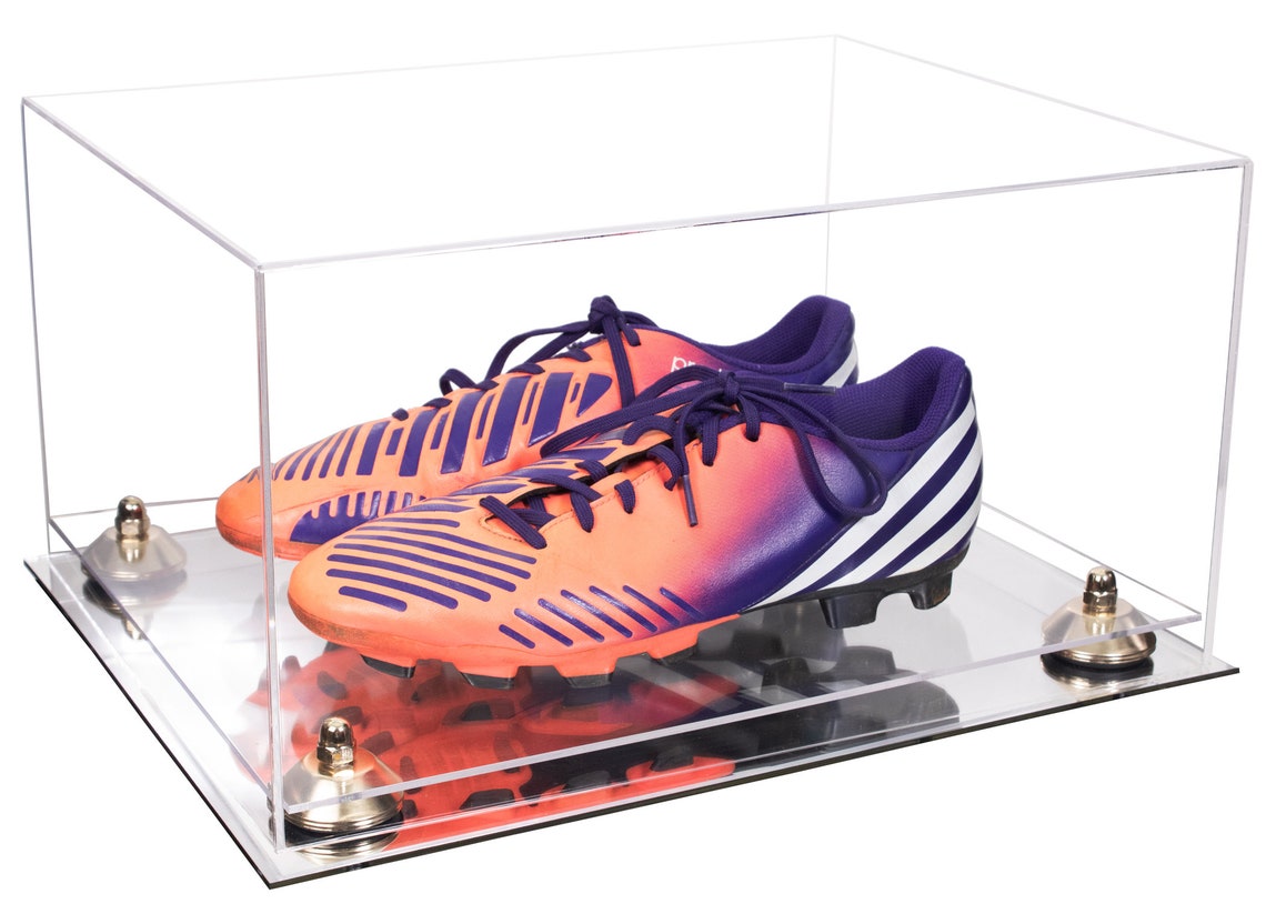 Clear Acrylic Shoe Pair Display Case for Soccer Cleats - Etsy