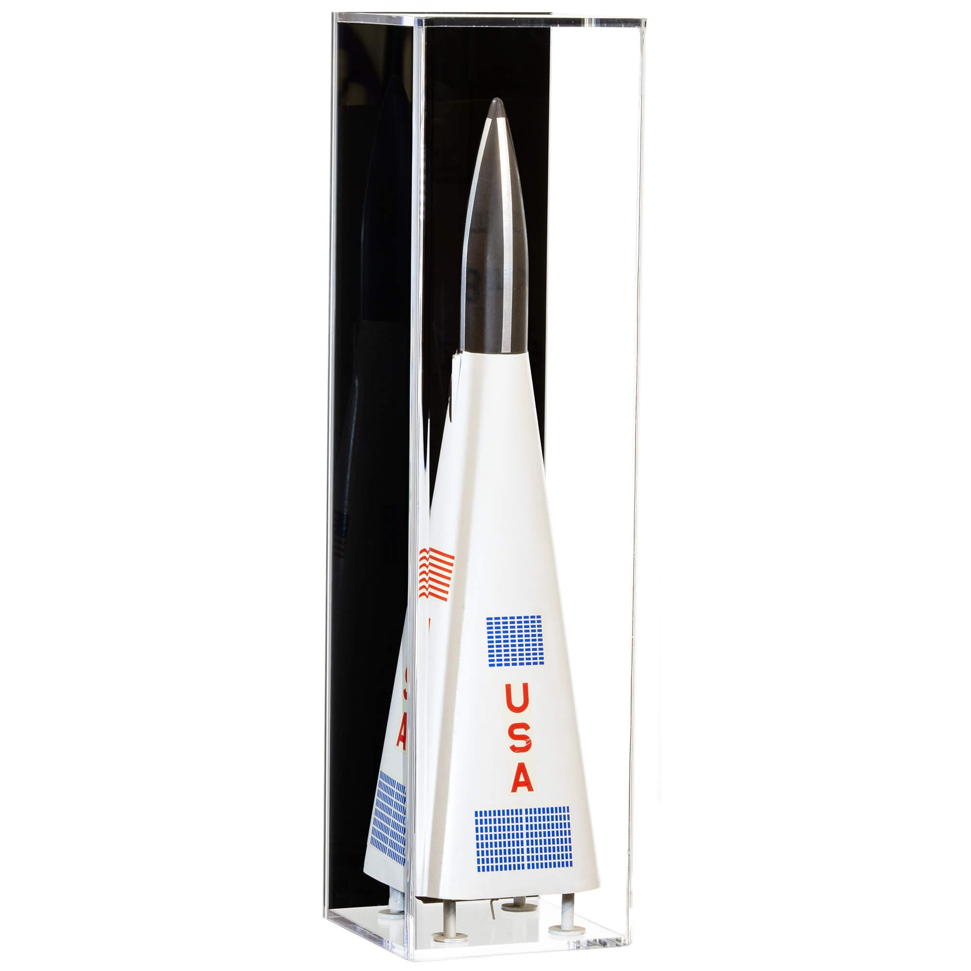 Better Display Cases Small Model Rocket Acrylic Display Cases (A087/D07 ...