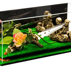 Versatile Clear Acrylic Trucks, Trains and Rockets Display Case - Large Rectangle Box With ...