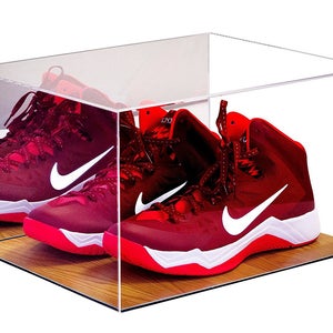 Deluxe Acrylic Basketball Shoe Display Case With Wood Floor (A025) - Etsy