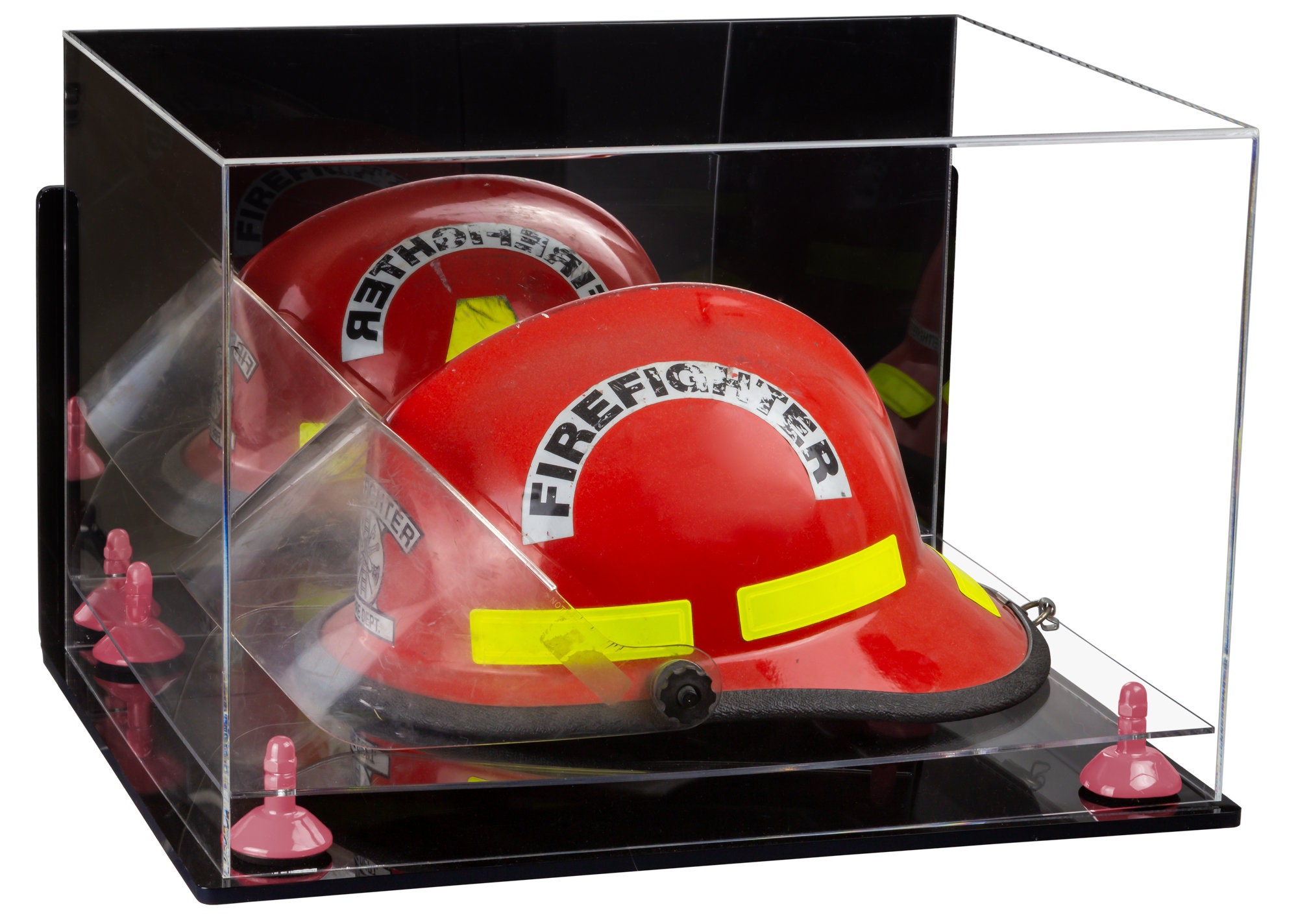 Acrylic Fireman's Helmet Display Case With Mirror Wall | Etsy
