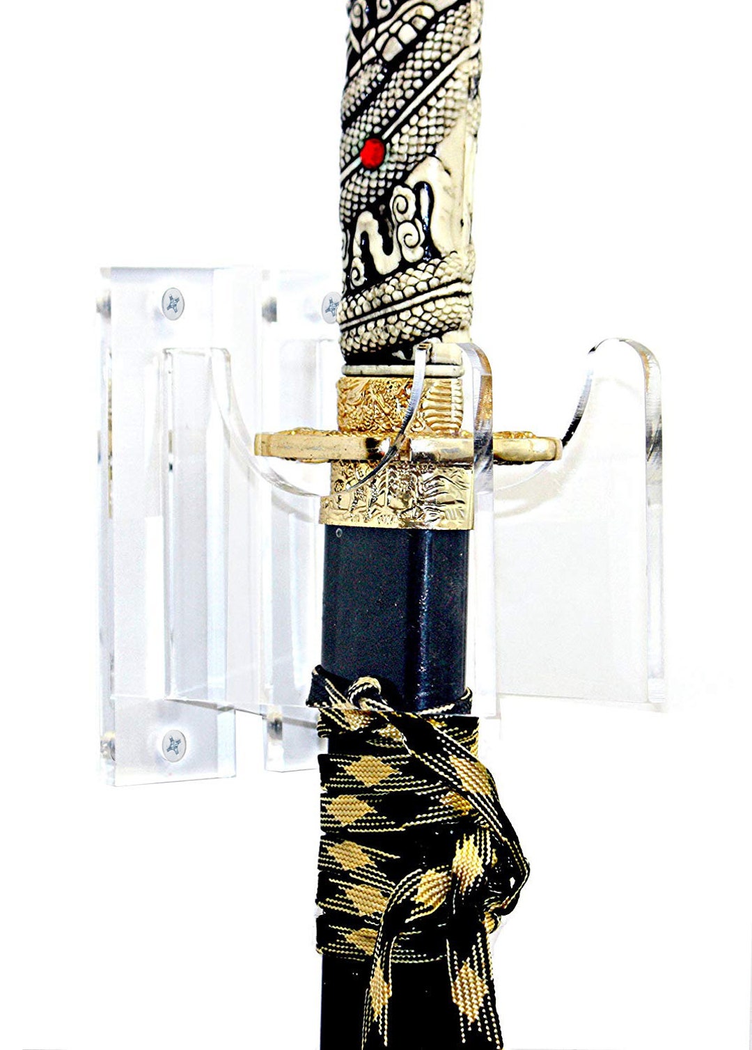 Deluxe Clear Acrylic Sword Wall Mount Bracket - Etsy