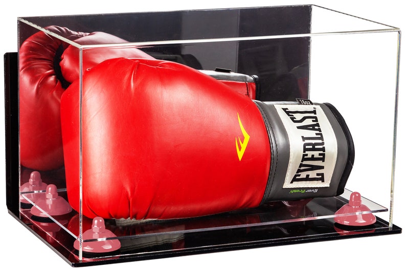 Acrylic Single or Double Boxing Glove Display Case With - Etsy