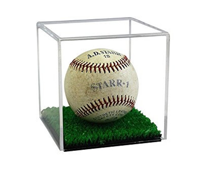 Acrylic Baseball or Tennis Ball Display Case clear or Mirrored A057/B23 ...