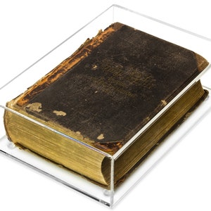 Deluxe Acrylic Book Display Case (A020) - Etsy