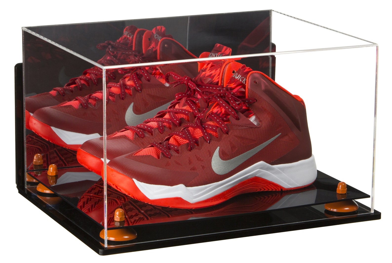 Acrylic Basketball Shoe Pair Display Case With Mirror Wall - Etsy