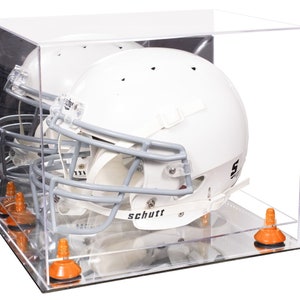 Clear Acrylic Full-size Football Helmet Display Case With Risers and ...