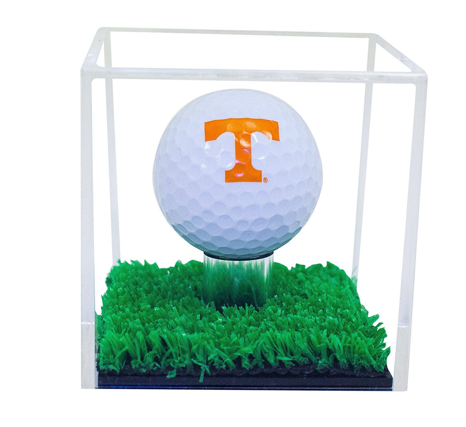 Deluxe Acrylic Golf Ball Display Case With Turf Base (A046-TB) - Etsy