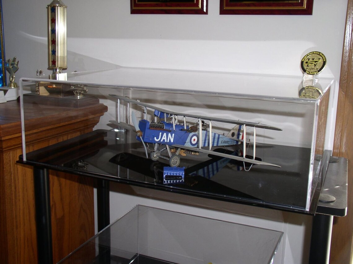 Deluxe Clear Acrylic Model Plane Display Case - Etsy