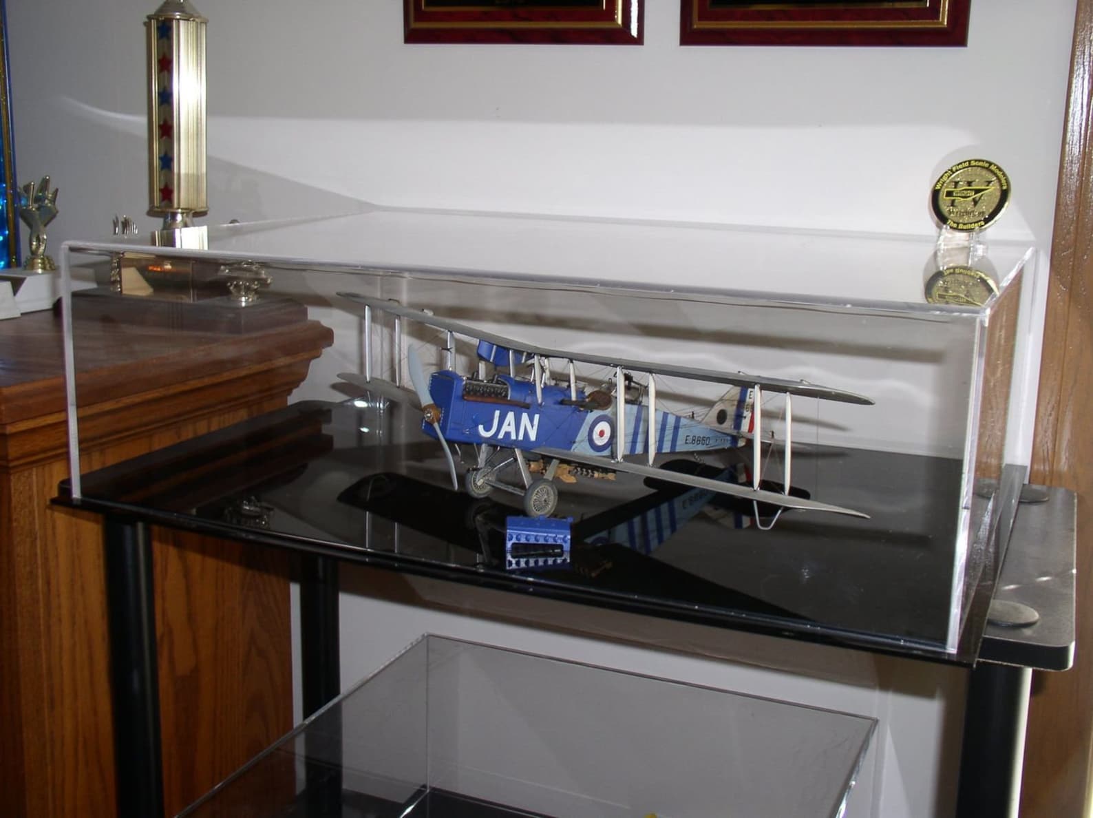 Deluxe Clear Acrylic Model Plane Display Case - Etsy