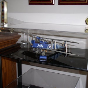 Deluxe Clear Acrylic Model Plane Display Case - Etsy