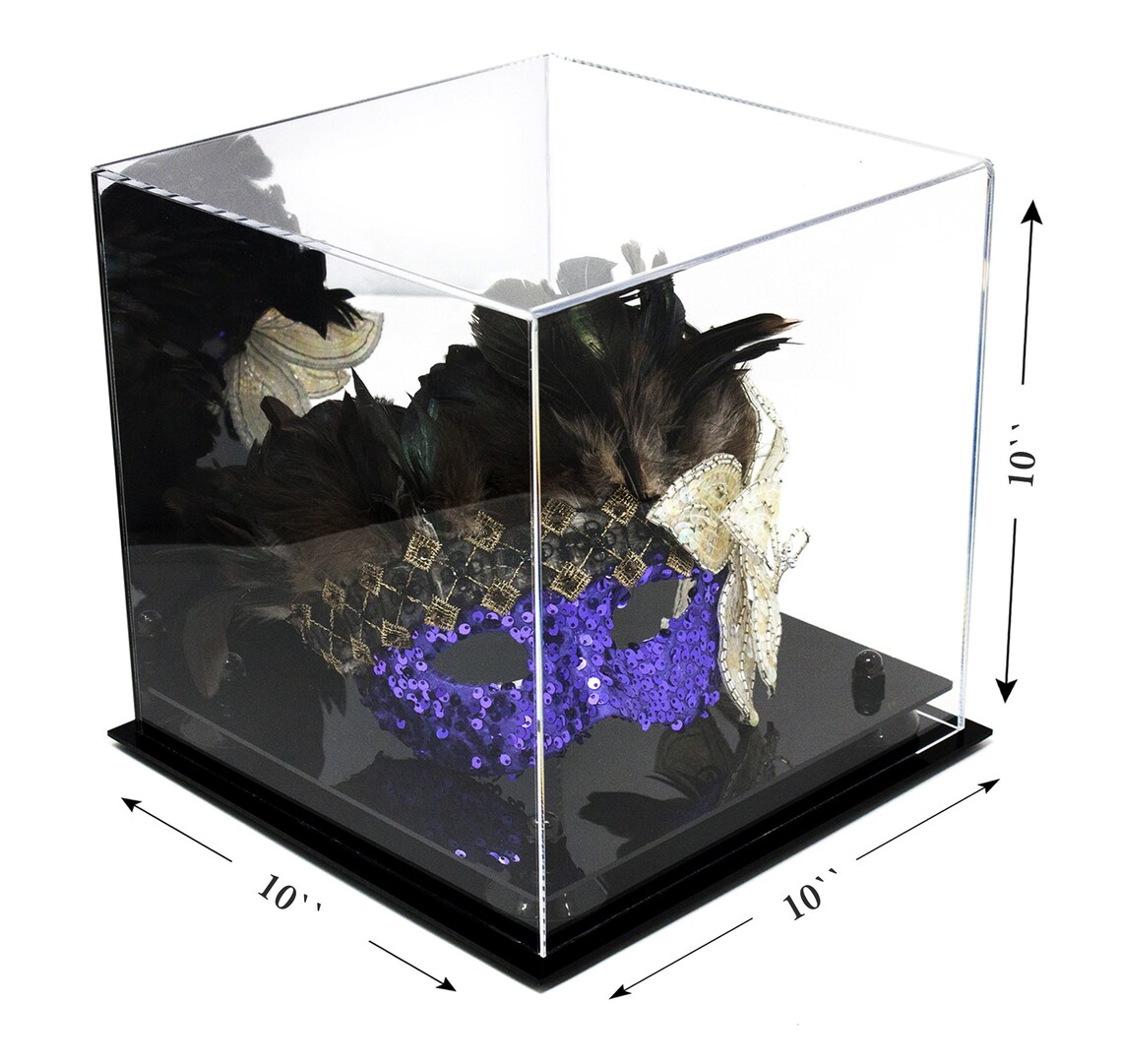 Versatile Deluxe Acrylic Display Case Medium Square Box With - Etsy