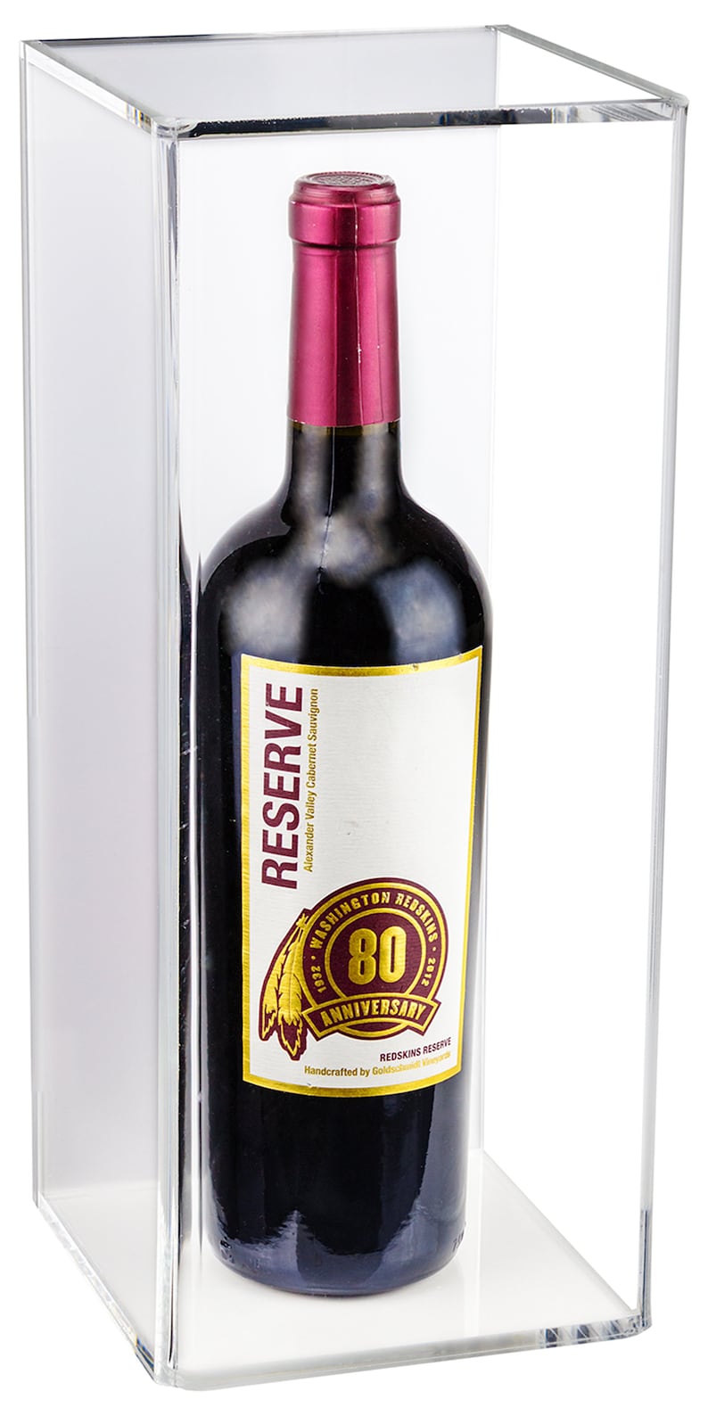 Deluxe Acrylic Wine Bottle Display Case - Etsy