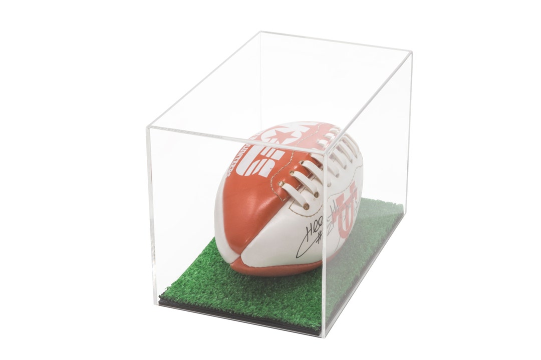 Versatile Deluxe Acrylic Display Case - Small Rectangle Box With Turf ...