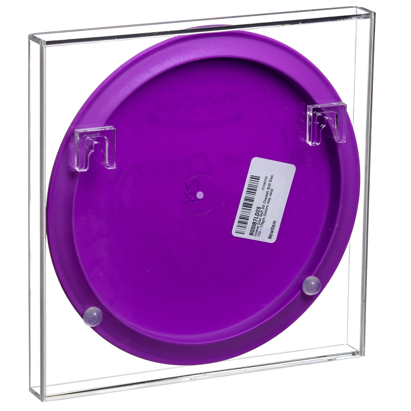 Clear Acrylic Disc Golf Display Case With Clear Back Wall Mount (A117 ...