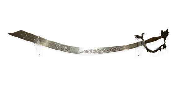 Deluxe Clear Acrylic Horizontal Sword Wall Mount Brackets for - Etsy