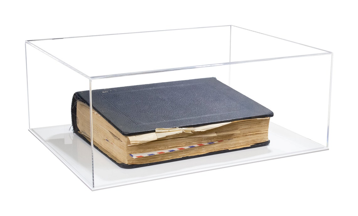 Acrylic Large Book Display Case - 18" X 14" X 7" (A014-A) - Etsy