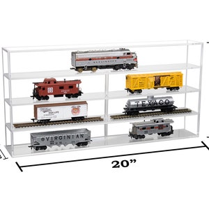 Acrylic Model Train Display Case With 4 Shelves (A123) - Etsy