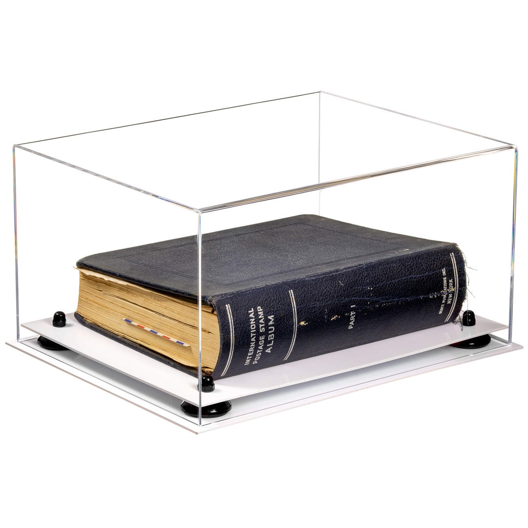 Versatile Display Case - Large Rectangle Box With Clear,mirror & Wall ...