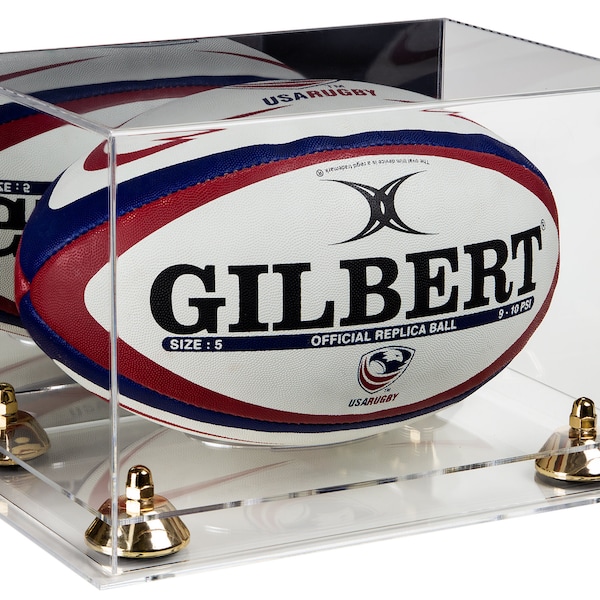 Rugby Ball Display Case - Etsy